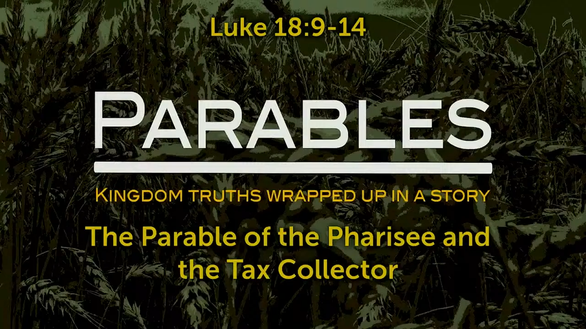 Parables: The Parable of the Pharisee and the Tax Collector – Montrose ...